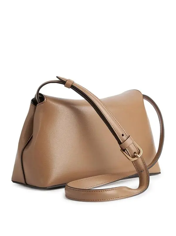 TOTEME T-lock Leather Clutch