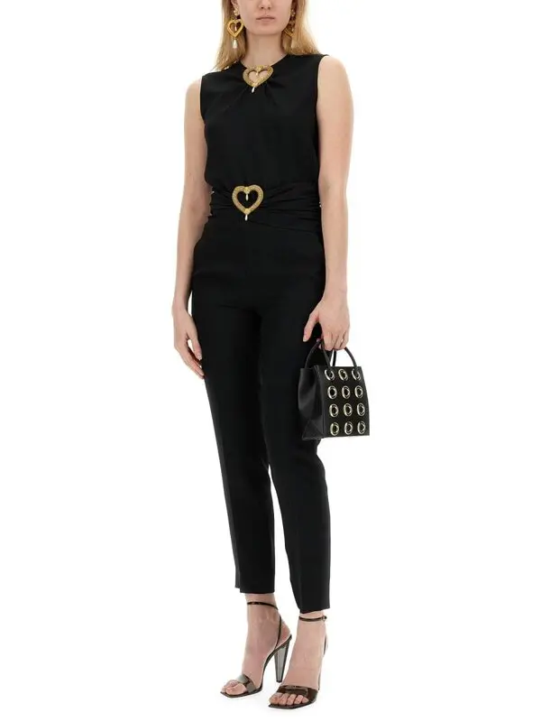 Moschino Pants With Heart Application