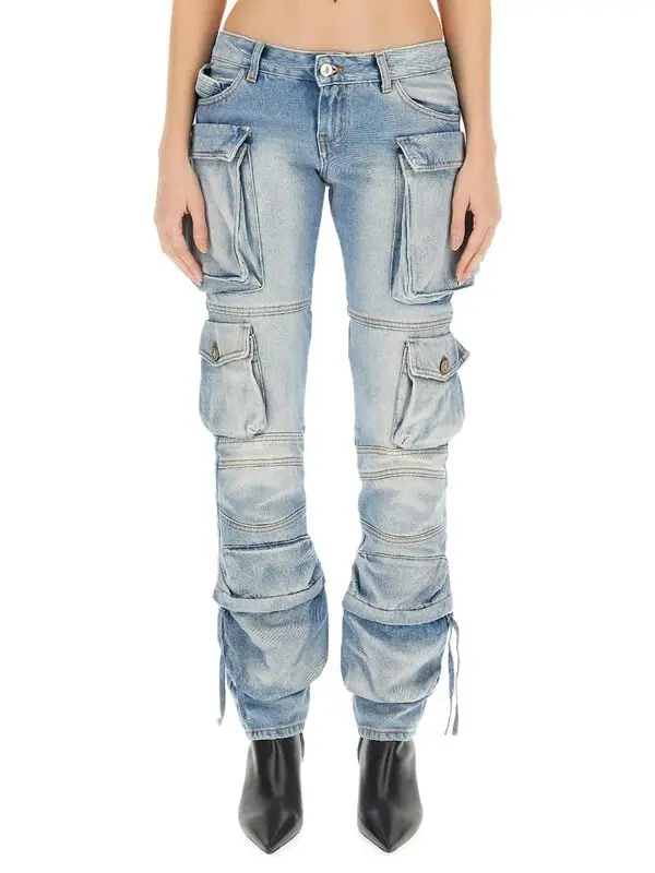 Attico Cargo Jeans - Blue
