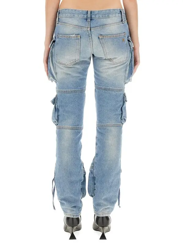 Attico Cargo Jeans - Blue
