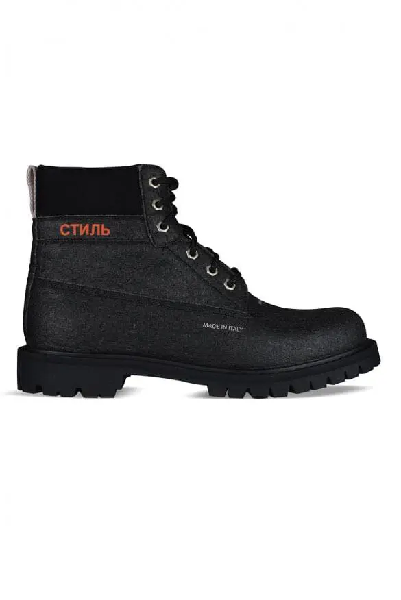 Heron Preston Worker Boots - Black