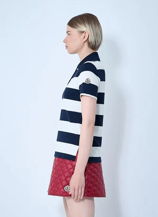 Moncler Striped Polo Shirt