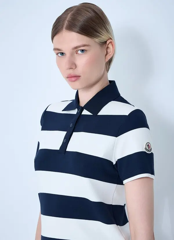 Moncler Striped Polo Shirt