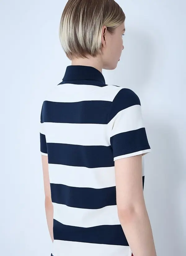 Moncler Striped Polo Shirt