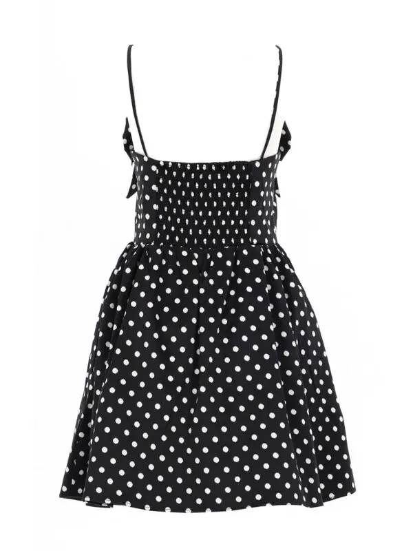 GANNI Polka Dot Mini Dress
