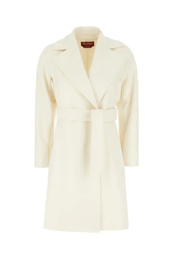 Max Mara Belted Overcoat - Multicolor