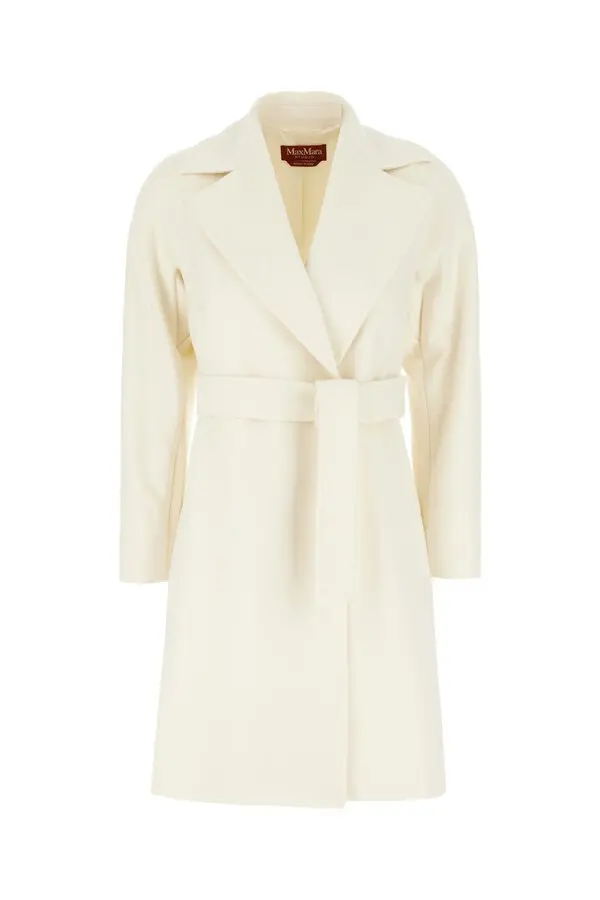 Max Mara Belted Overcoat - Multicolor