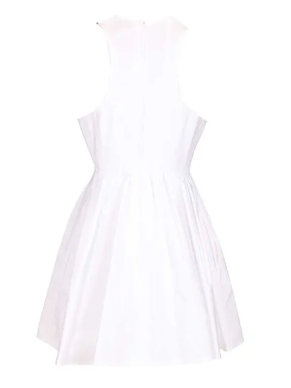Sportmax Sleeveless Washed Cotton Mini Dress