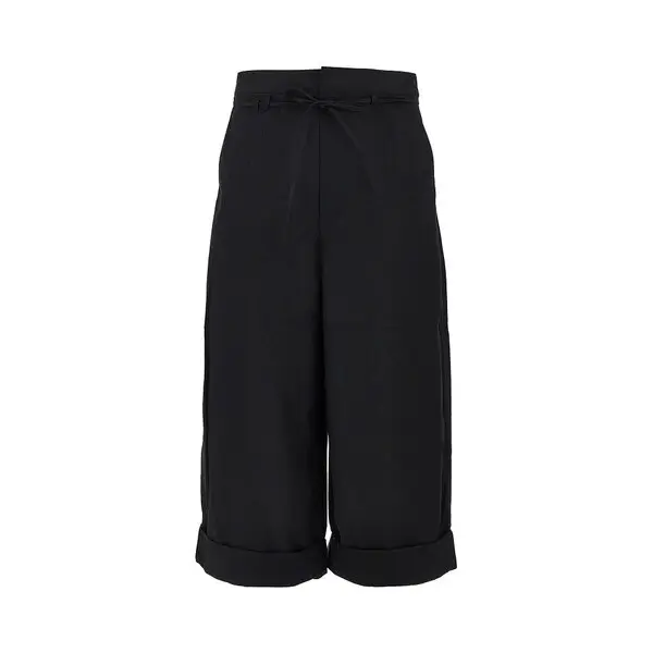 Jacquemus Cotton Poplin Pants - Black