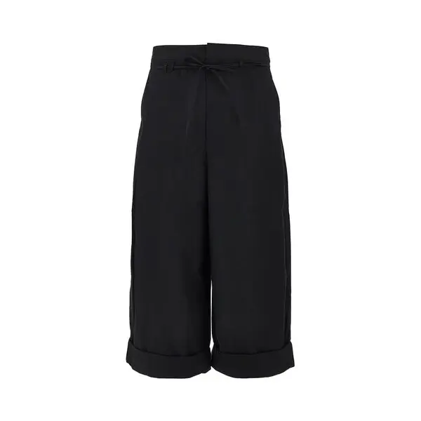 Jacquemus Cotton Poplin Pants - Black