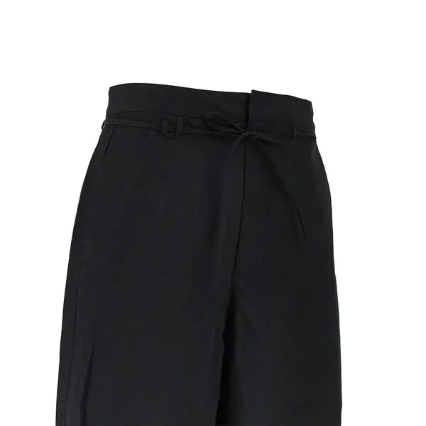 Jacquemus Cotton Poplin Pants - Black