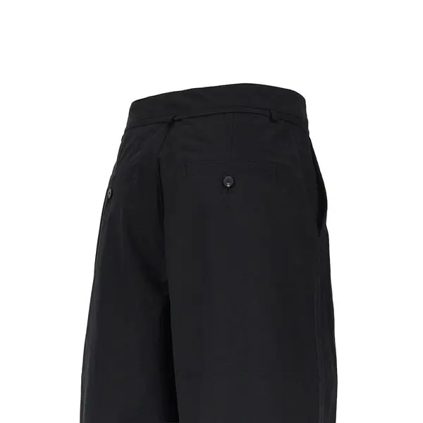 Jacquemus Cotton Poplin Pants - Black
