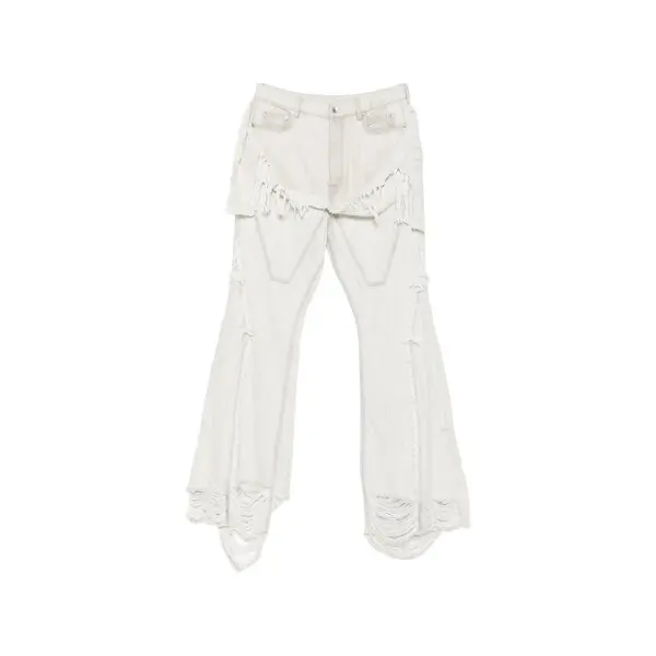 Rick Owens Denim Wide-leg Jeans