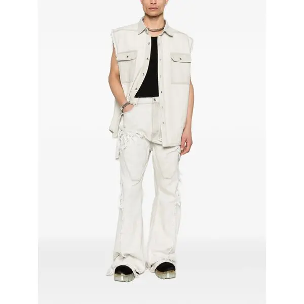 Rick Owens Denim Wide-leg Jeans