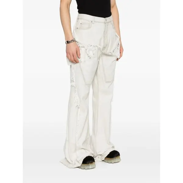 Rick Owens Denim Wide-leg Jeans