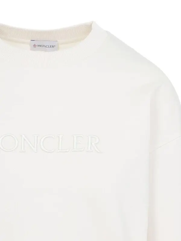 Moncler Logo Cotton Sweatshirt - Multicolor