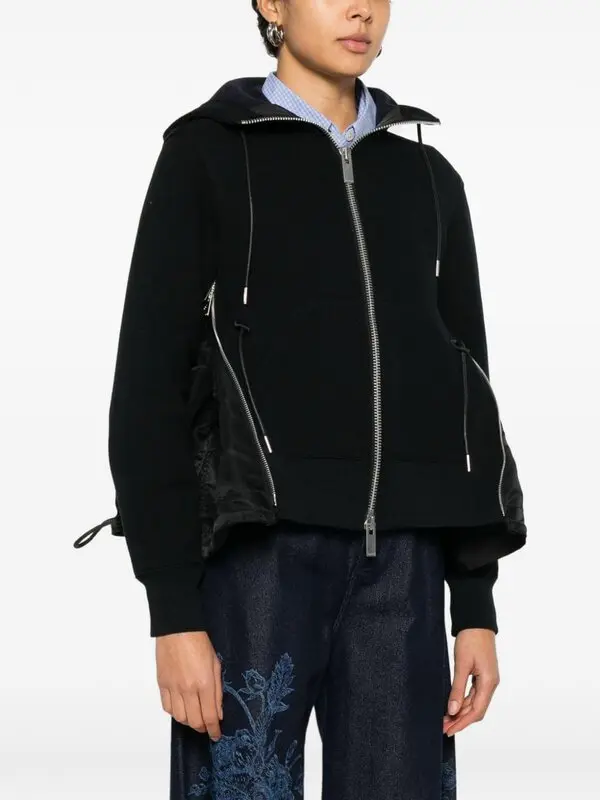 Sacai Cotton Zipped Hoodie