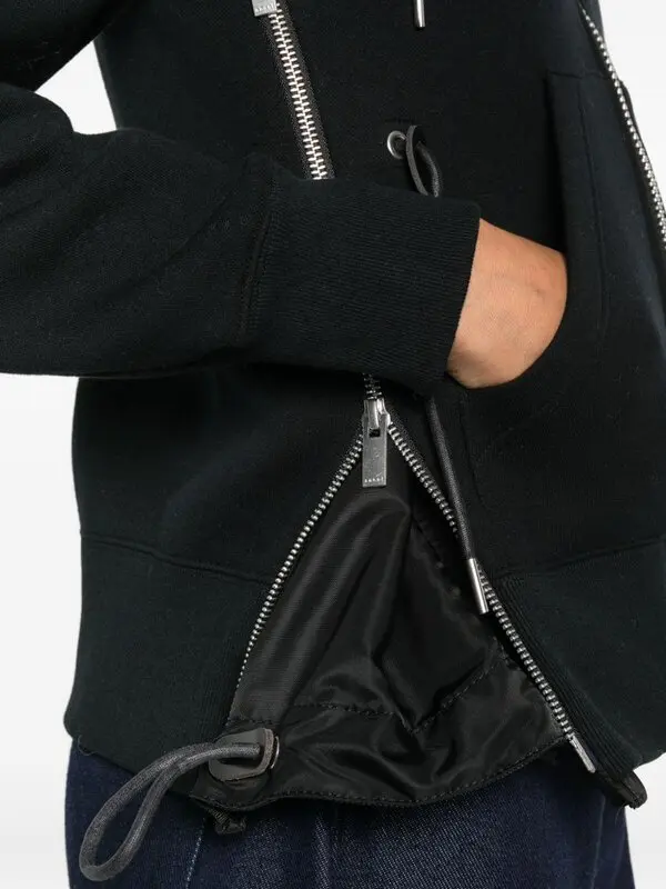 Sacai Cotton Zipped Hoodie