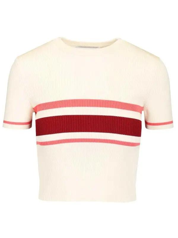 SELF-PORTRAIT Knitted Top - White