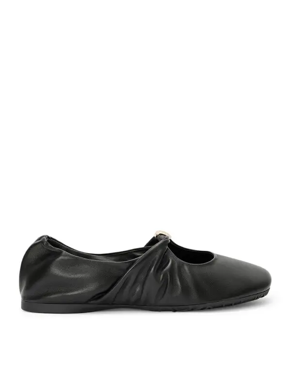 Loewe Lambskin Nappa Ballerinas - Onyx