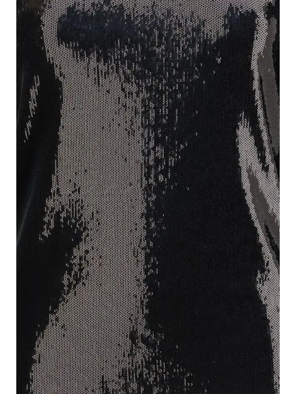 TOTEME Sequin Top - Black