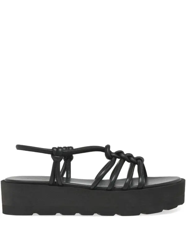 GIANVITO ROSSI Hebe Leather Sandals - Multicolor