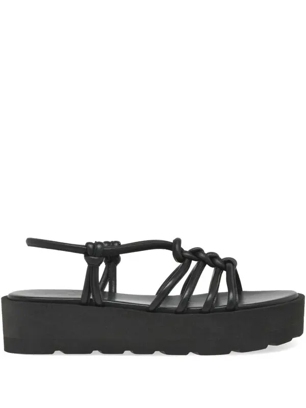 GIANVITO ROSSI Hebe Leather Sandals - Multicolor