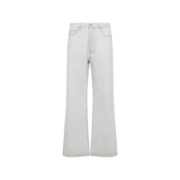 Rick Owens Neutrals Denim Bootcut Jeans - Cream