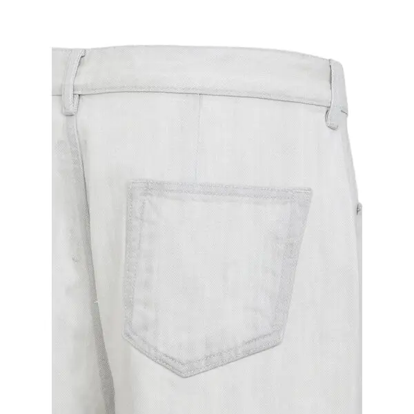 Rick Owens Denim Bootcut Jeans - Cream
