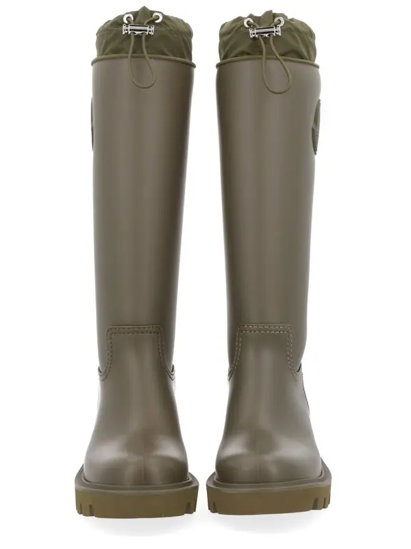 Moncler Kickstream High Boots - Green
