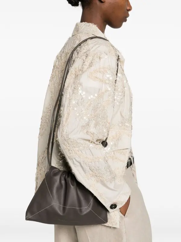 Brunello Cucinelli Leather Shoulder Bag - Multicolor