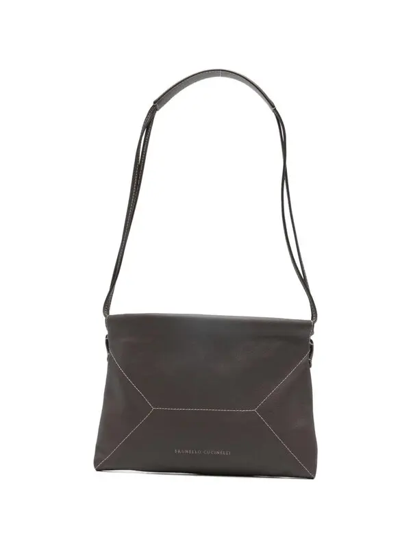 Brunello Cucinelli Leather Shoulder Bag - Multicolor
