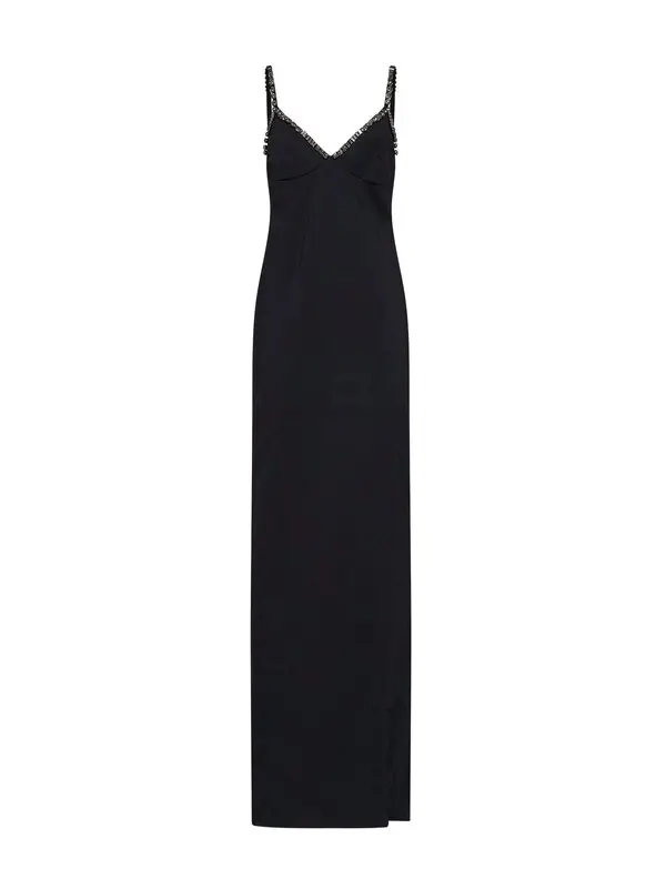 Stella McCartney Stretch Viscose Embellished Evening Dress - Multicolor