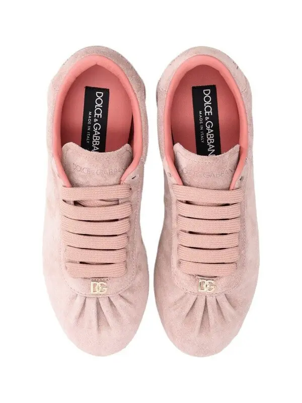 Dolce & Gabbana Suede Ballet Sneakers - Multicolor