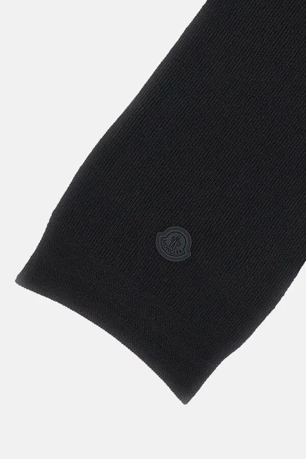 Moncler Ribbed Wool Scarf