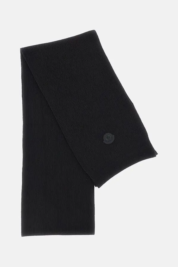Moncler Ribbed Wool Scarf - Multicolor