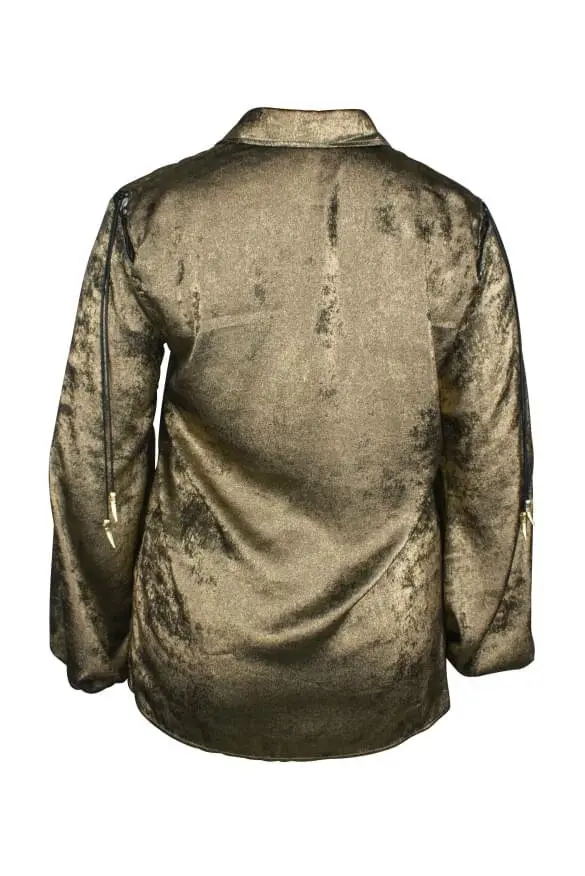 Roberto Cavalli Metallic Finish Shirt
