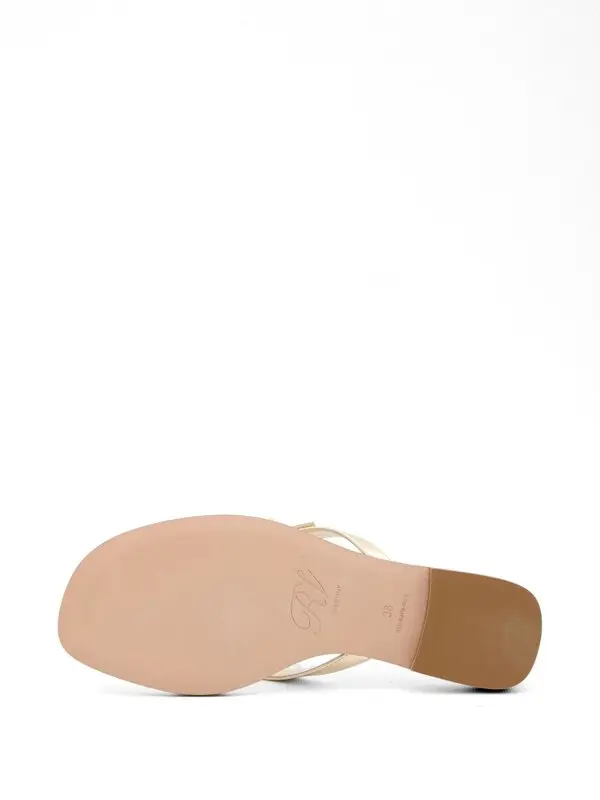 ROGER VIVIER Leather Thong Sandals