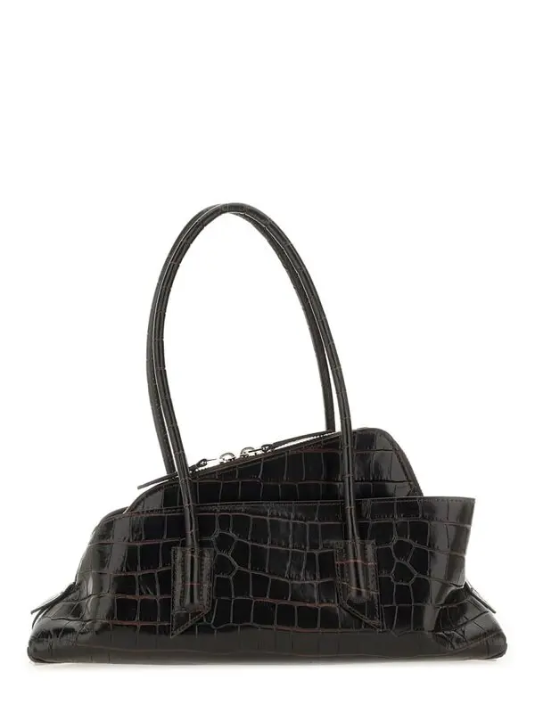 Attico Borsa La Passeggiata Small Tote - Brown
