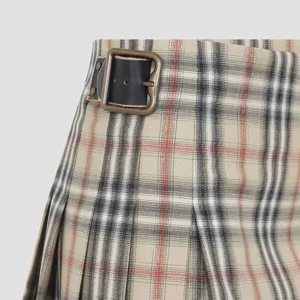 Burberry Check Wool Mini Kilt
