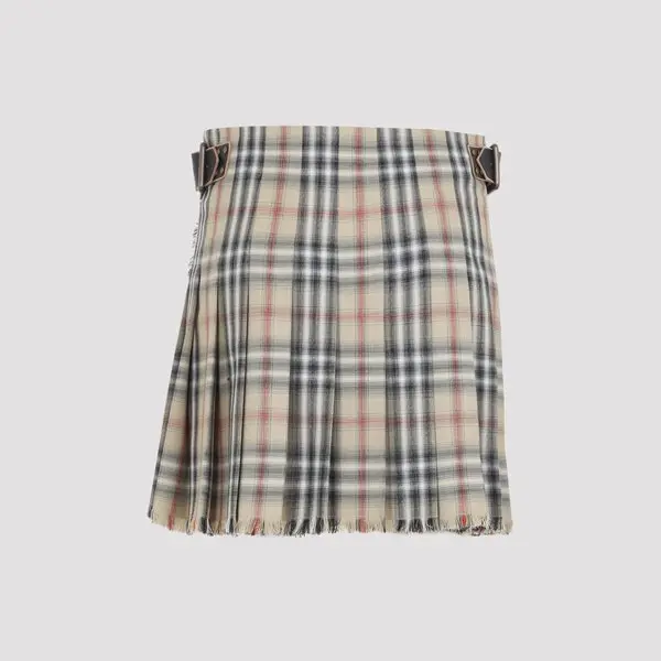 Burberry Check Wool Mini Kilt