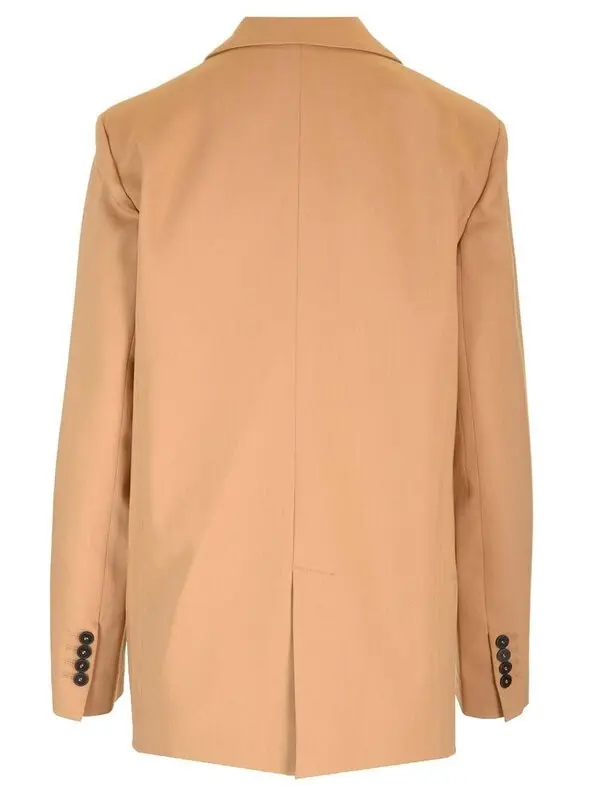FORTE_FORTE Viscose Wool Chic Twill Jacket - Cream