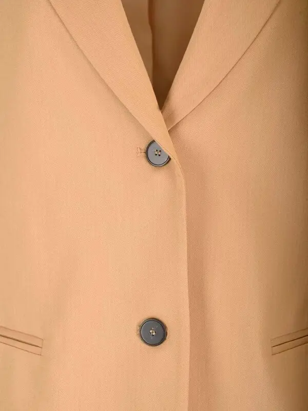 FORTE_FORTE Viscose Wool Chic Twill Jacket - Cream