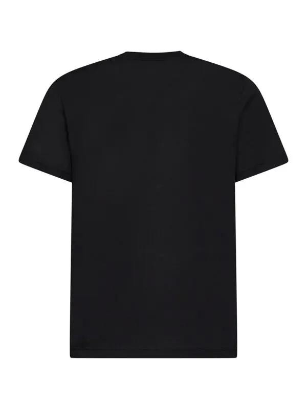 Moncler Black Cotton Jersey Logo T-shirt
