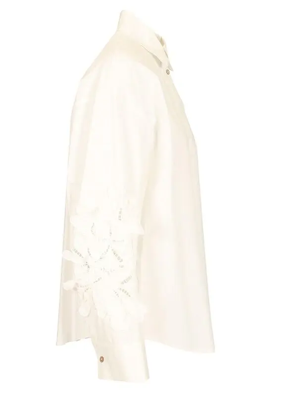 FORTE_FORTE Embroidered Poplin Shirt