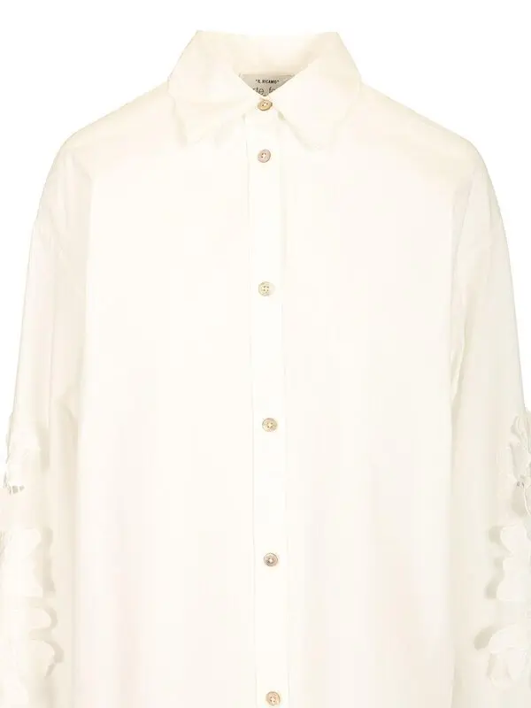 FORTE_FORTE Embroidered Poplin Shirt
