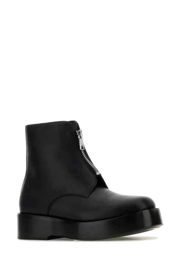 Bottega Veneta Leather Torino Ankle Boots