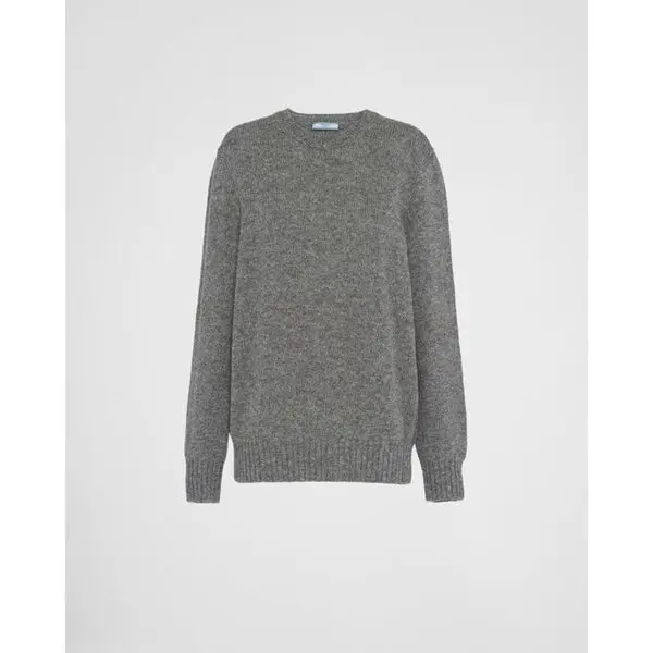 Prada Wool And Cashmere Crew-neck Sweater