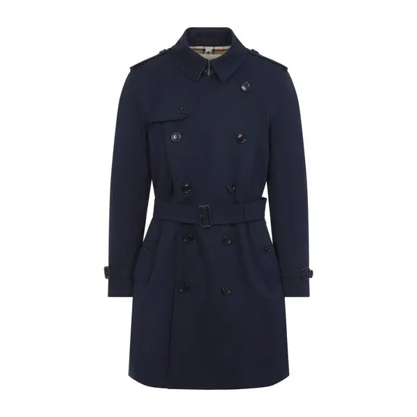 Burberry Kensington Trench Coat - Blue