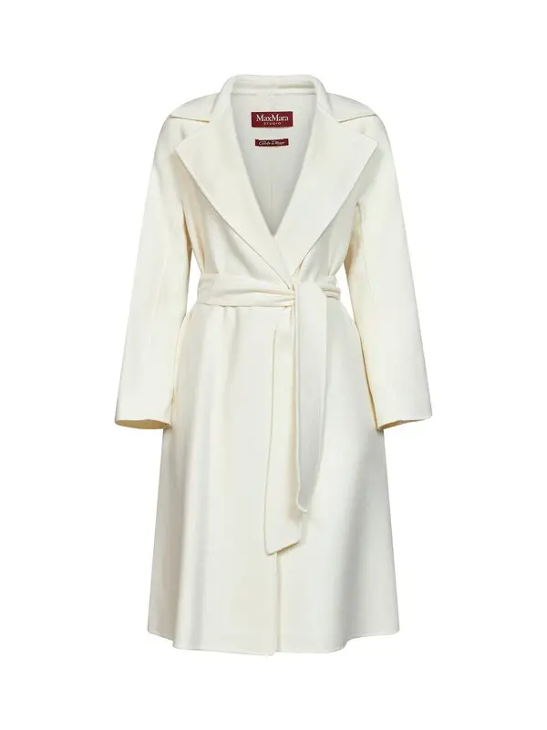 Max Mara Butter Mstcles Long Wrap Coat - Multicolor